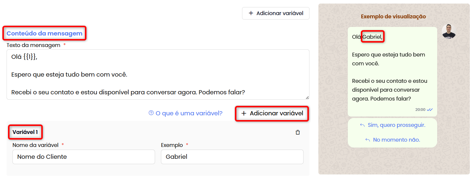 Templates no WhatsApp Business API – Tutoriais Umbler