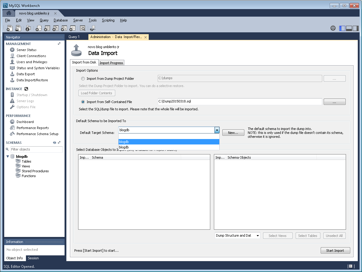 MySQL: Importando/Exportando um banco de dados – Tutoriais Umbler